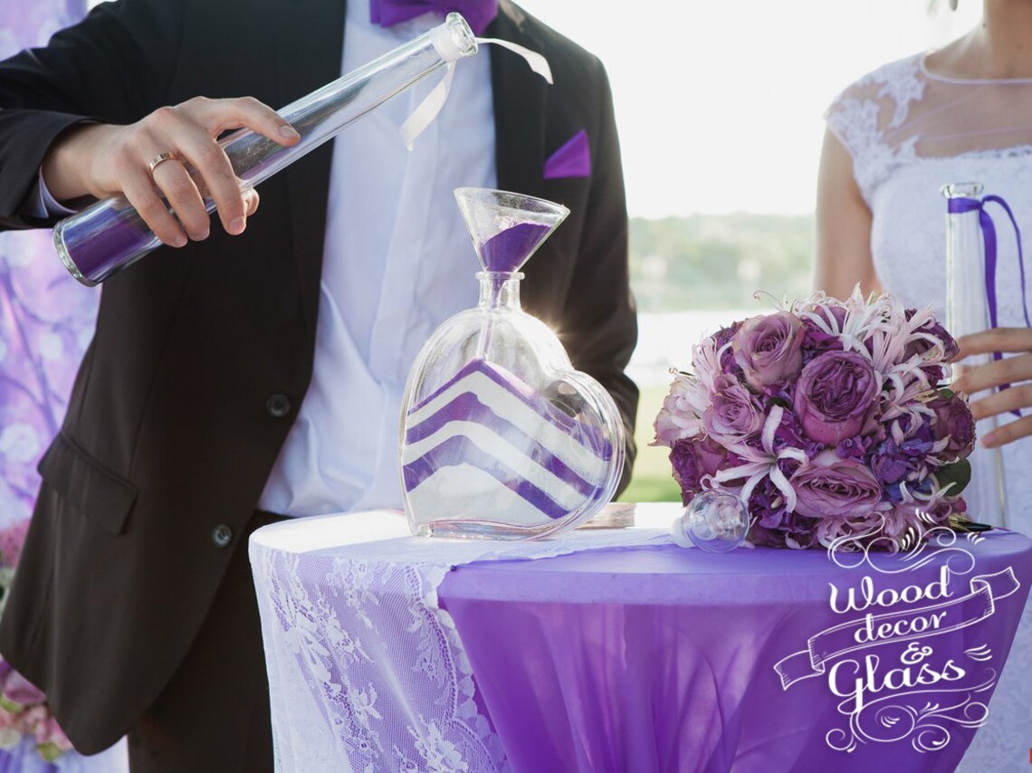 Personalized Wedding Sand Ceremony Vase-unity Sand - Etsy