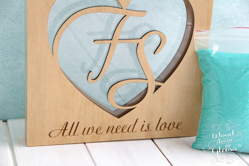 Personalized Wedding Sand Ceremony Set - Personalized Unity Sand ...