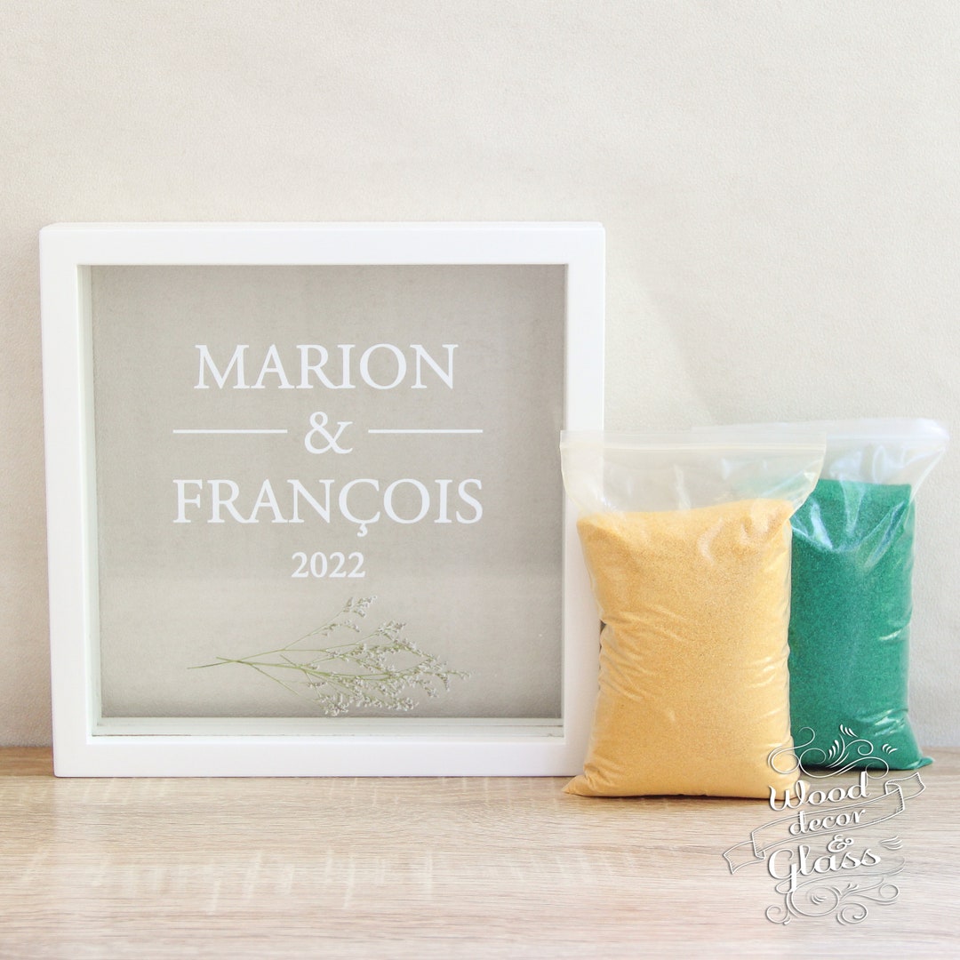 Sand Ceremony Set for Wedding / Sand Ceremony Unity Wedding Set / Unity Sand Frame ...