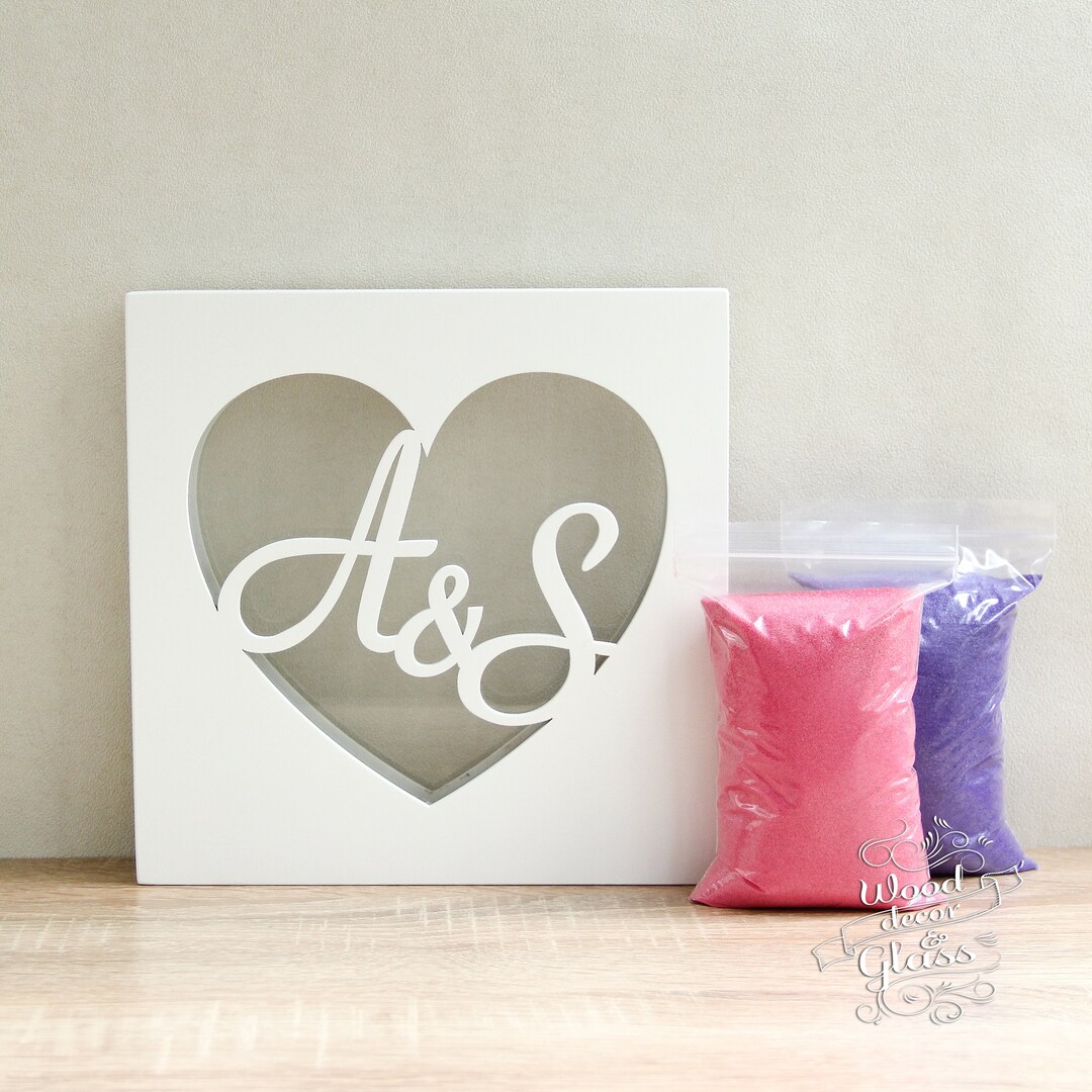Personalized Wedding Sand Ceremony Set - Personalized Unity Sand ...