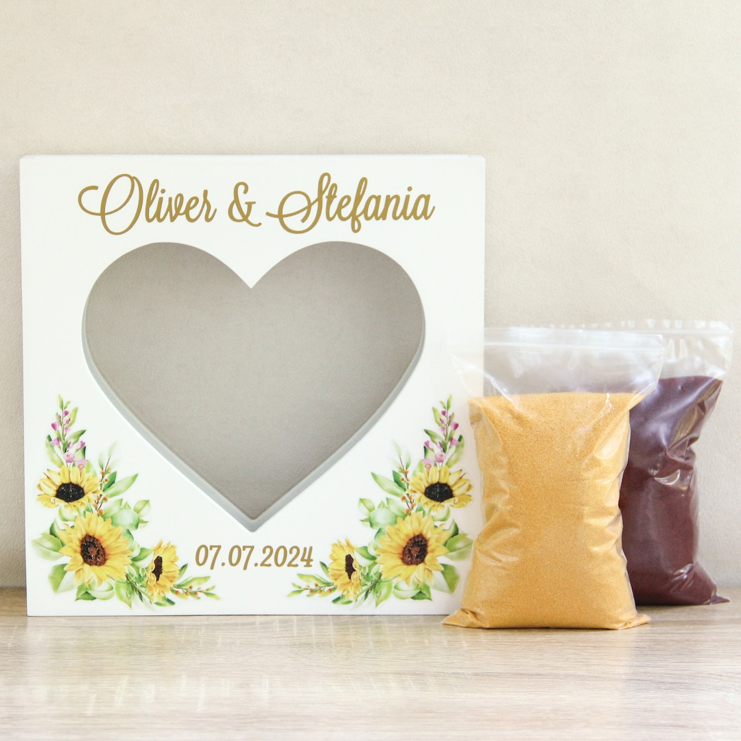 Personalized Blended Family Sand Unity Ceremony Set - Blended Family ...