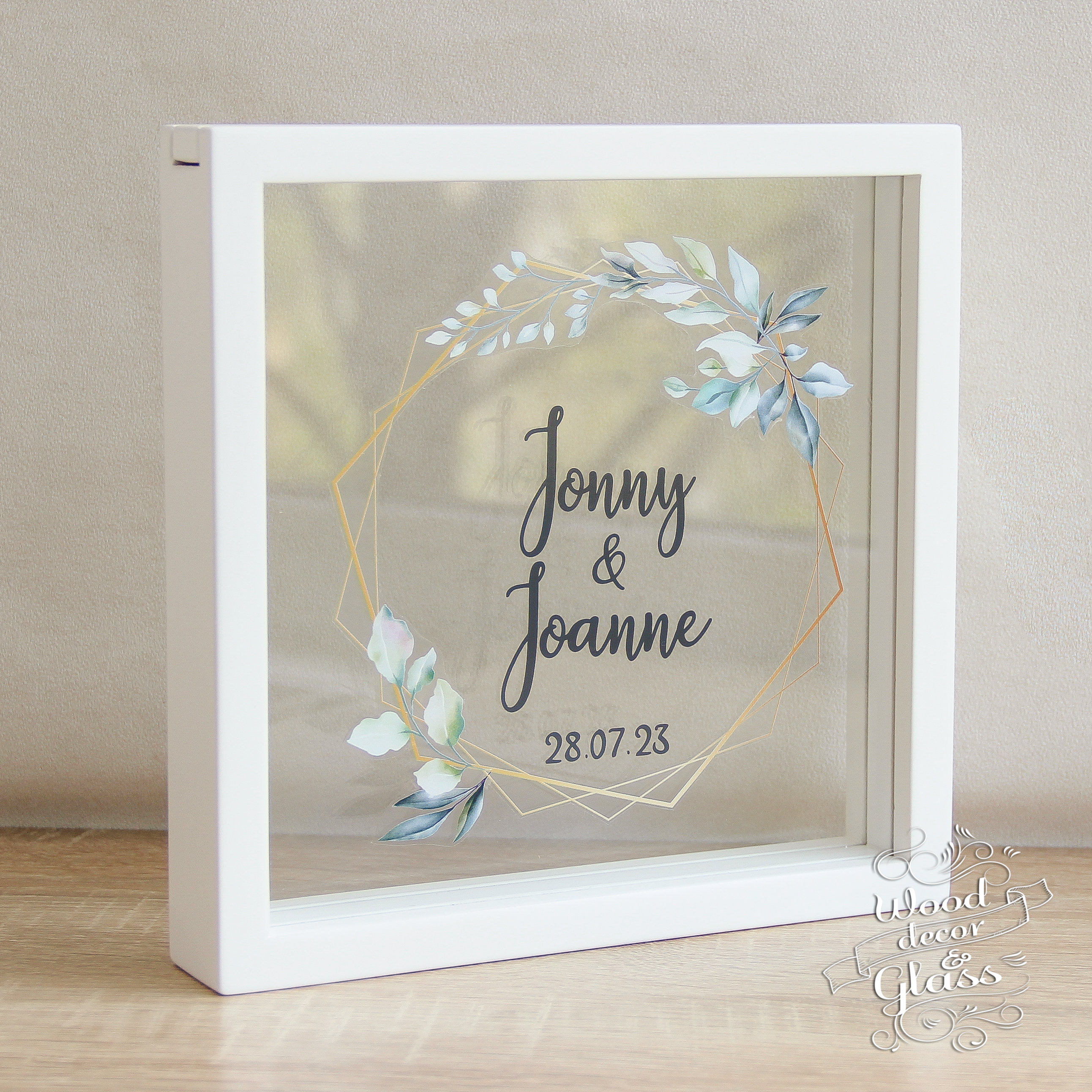 Sand Ceremony Picture Frame Box