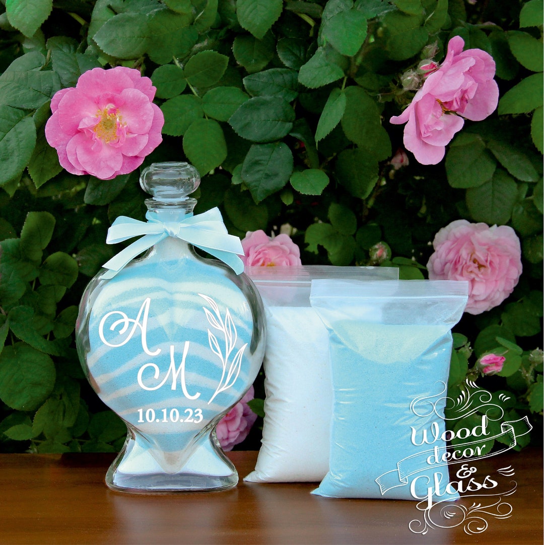 Sand Ceremony Set / Wedding Set / Unity Sand Ceremony / Heart Bottle ...