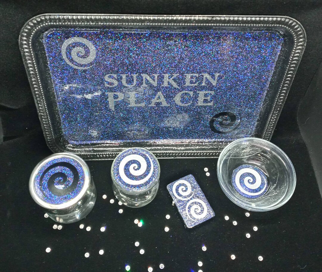 Sunken Place Smoke Tray Set - Etsy
