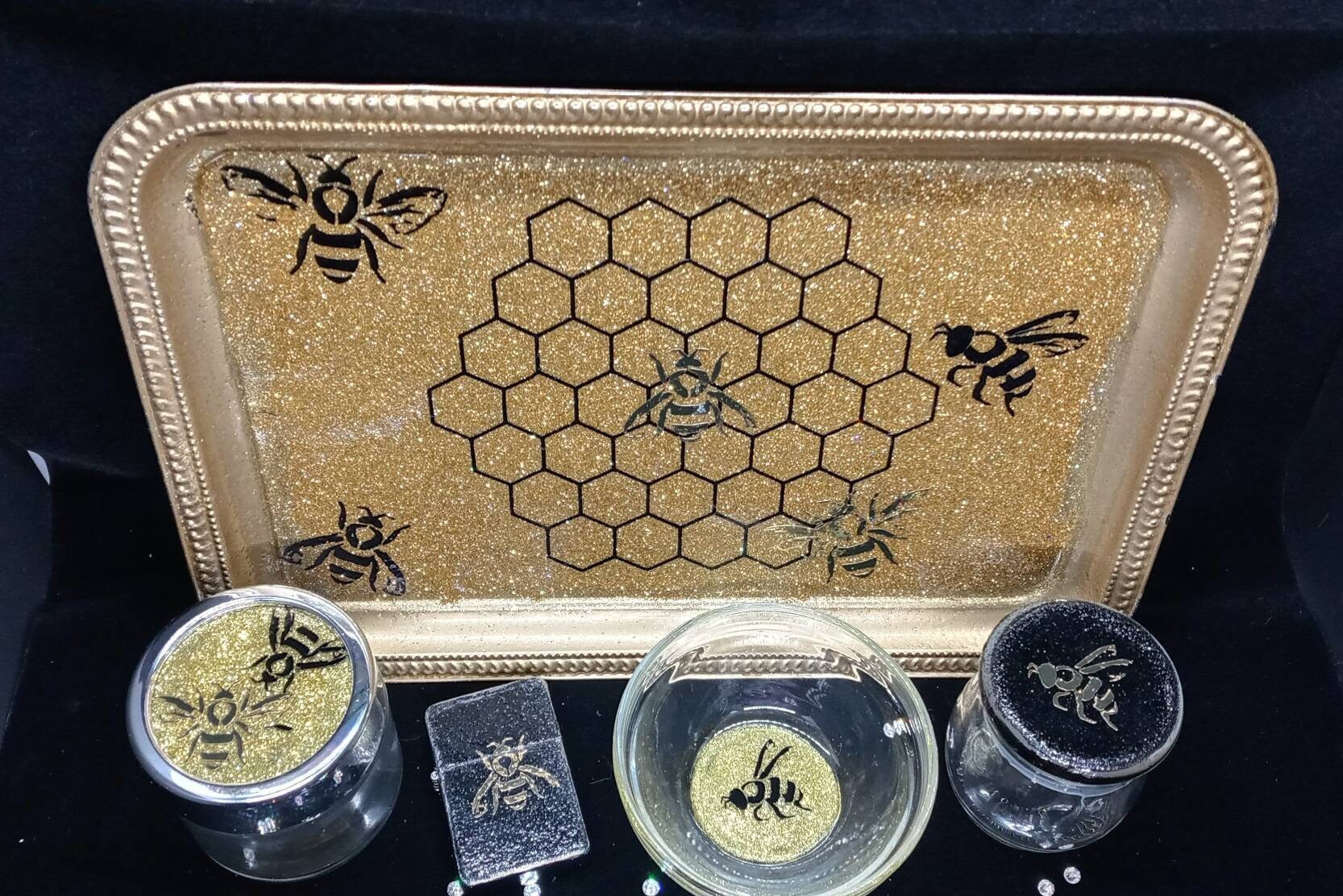 Beehive Smoke Tray Set - Etsy