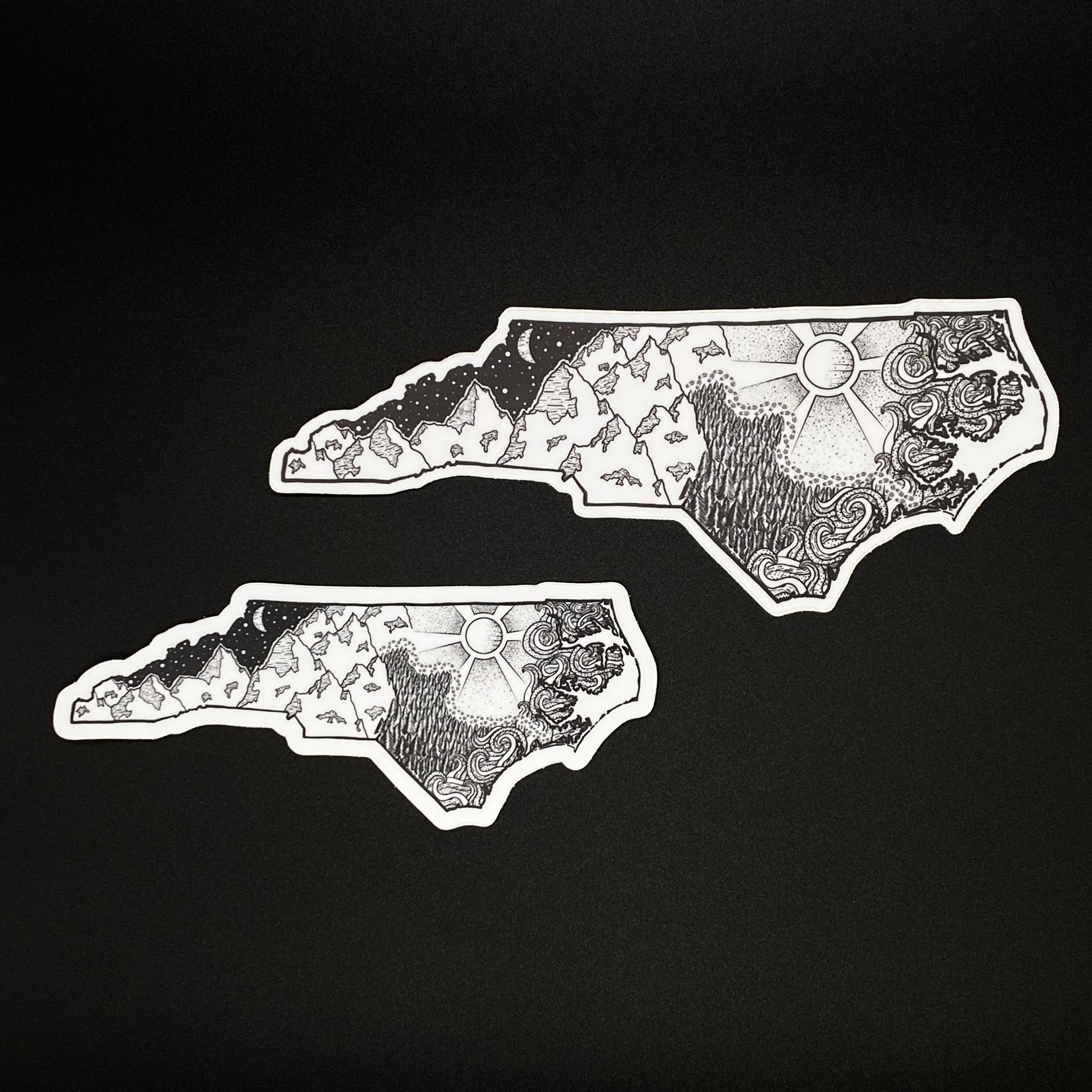 NORTH CAROLINA Sticker Car Decal North Carolina Decal Water - Etsy