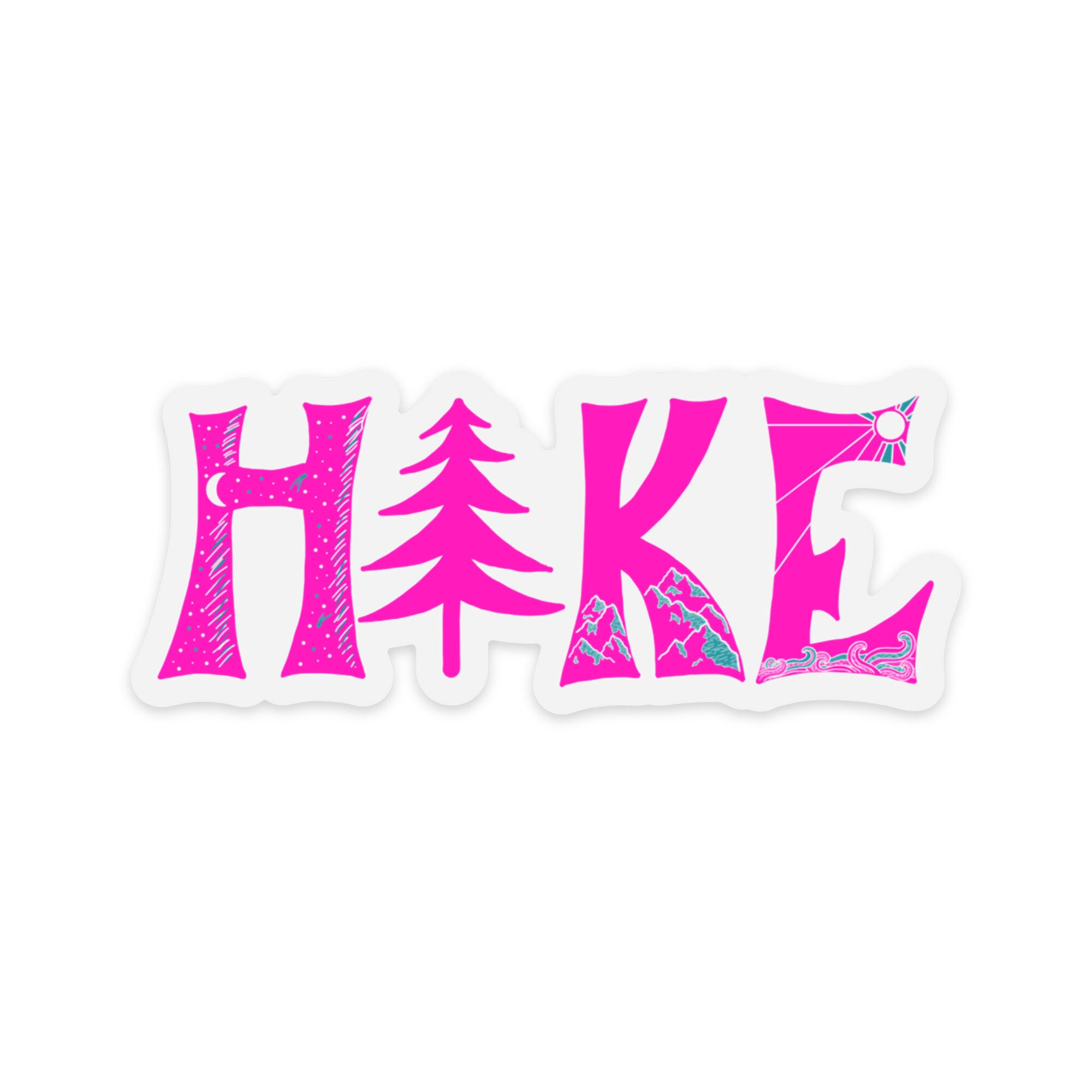 Hike Sticker Hike Decal Camping Sticker Nature Car Decal - Etsy Hong Kong