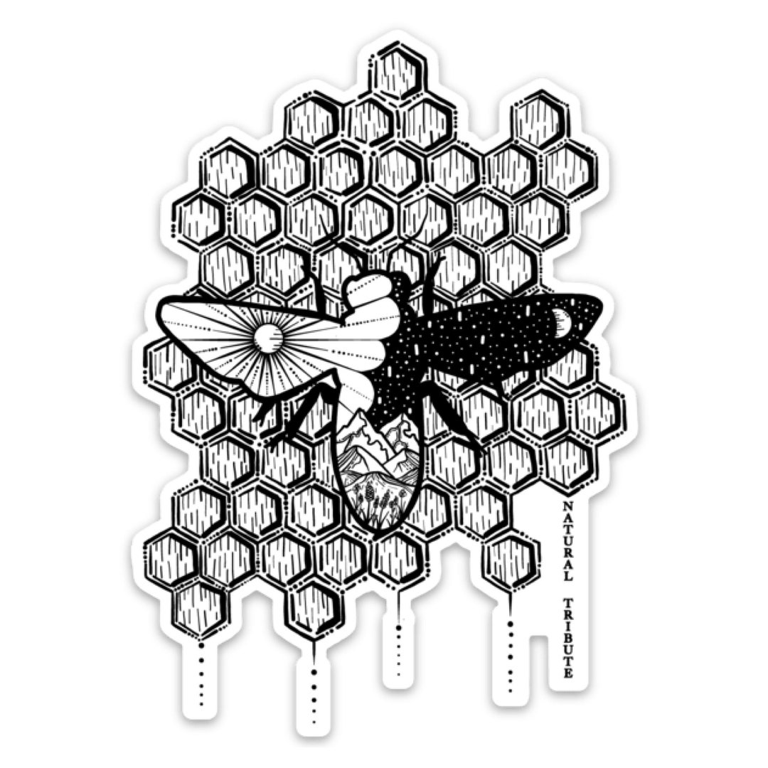 Bee Sticker - Etsy