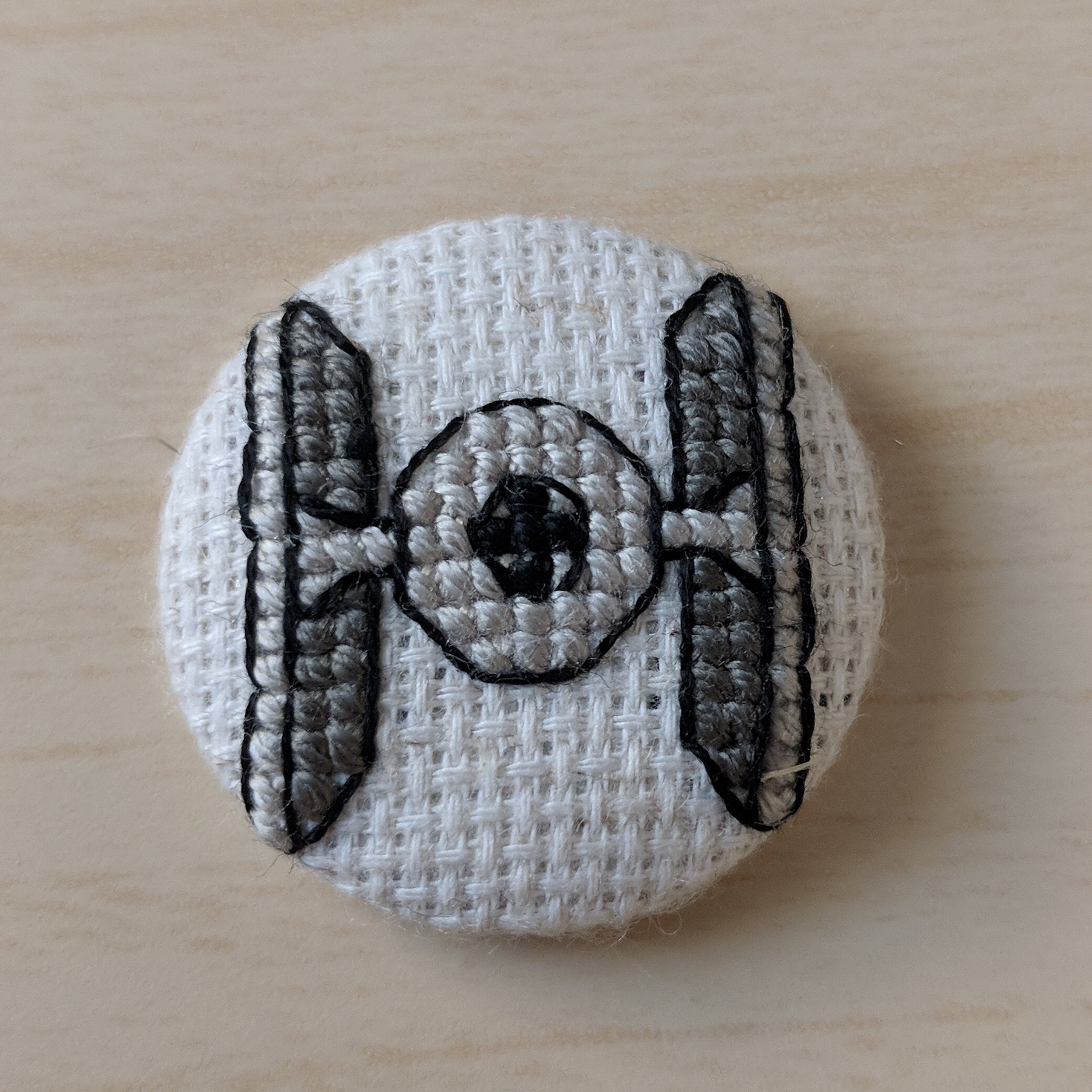 Tiny Tie Fighter Cross Stitch Pattern - Etsy