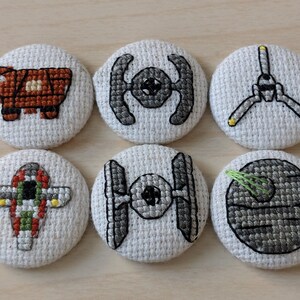 Tiny Imperial Shuttle Cross Stitch Pattern - Etsy