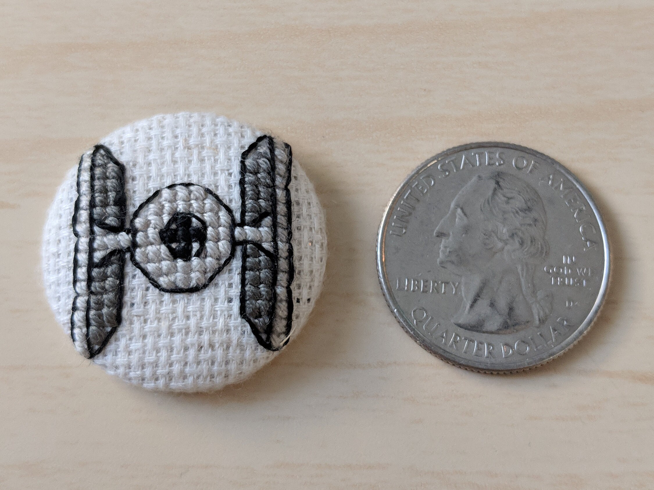 Tiny Tie Fighter Cross Stitch Pattern - Etsy