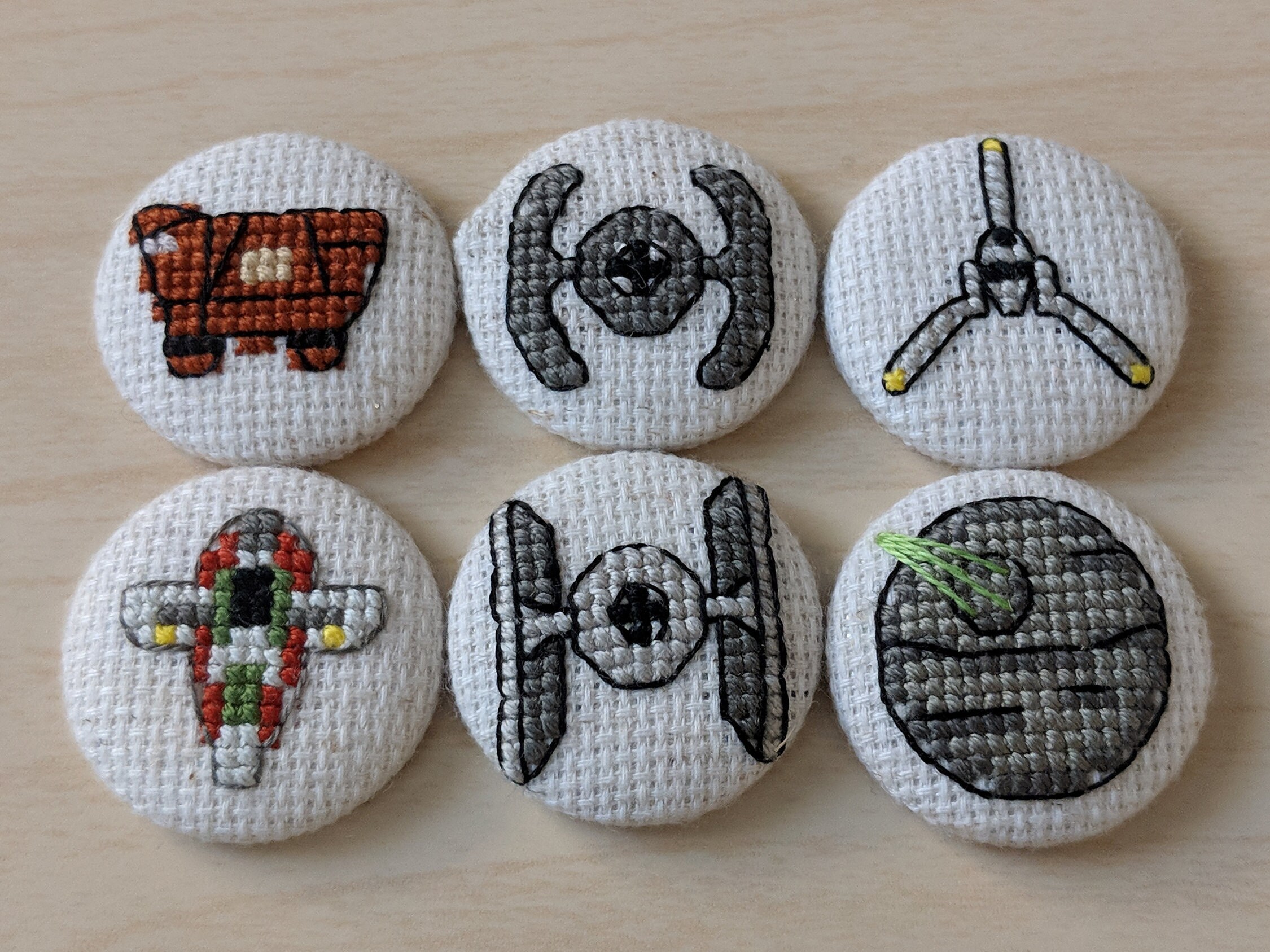 Tiny Death Star Cross Stitch Pattern - Etsy