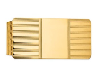 14k Gold Money Clip - Etsy