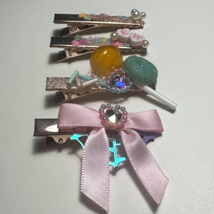 Kawaii Candy Hair Clips | Creepycute Pastel Barrettes | Mix & Match ...