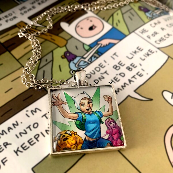 Comic Book Necklace - Etsy