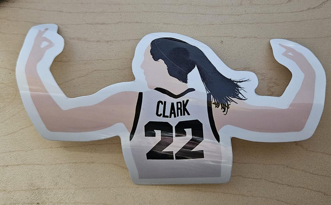 Caitlin Clark #22 3pt Shot 2 Stickers - Etsy