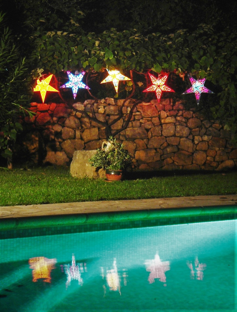 Paper Star Lampshade Lantern Goa Star Christmas Decoration - Etsy