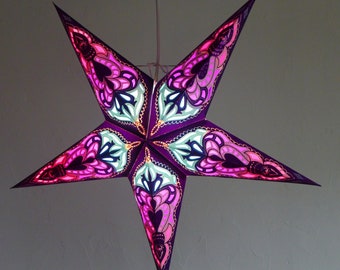 Paper Star Lampshade Lantern Goa Star Christmas Decoration | Etsy
