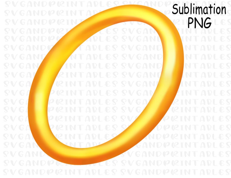 Sonic Ring PNG Super sonic Sonic clipart Sonic the hedgehog | Etsy