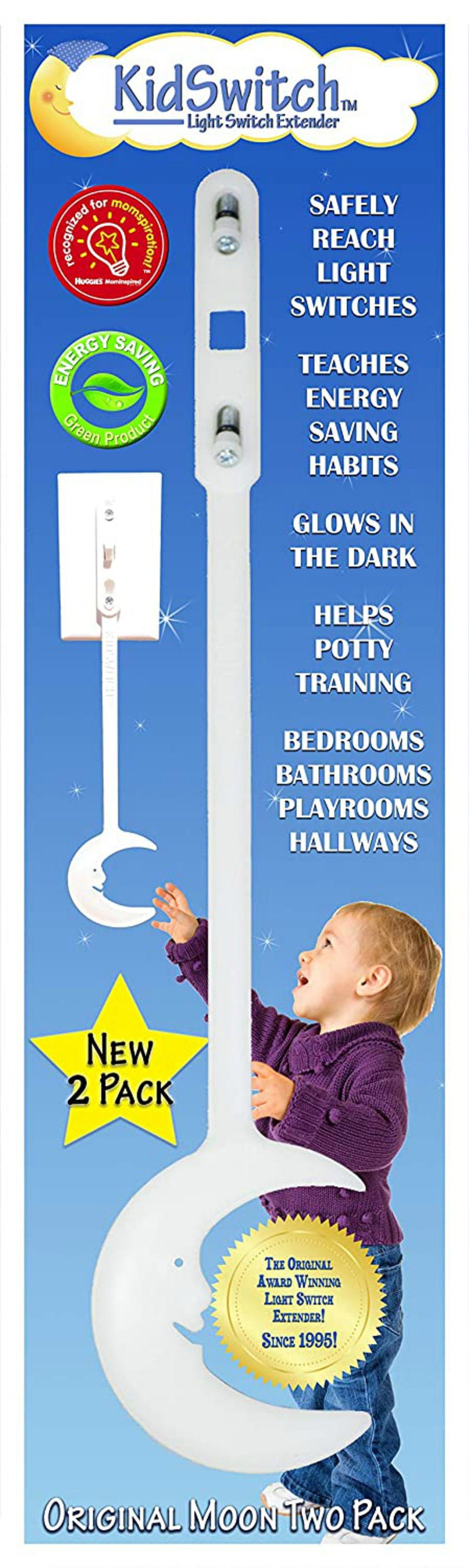 Kidswitch Original Light Switch Extender for Kids 2 Pack - Etsy
