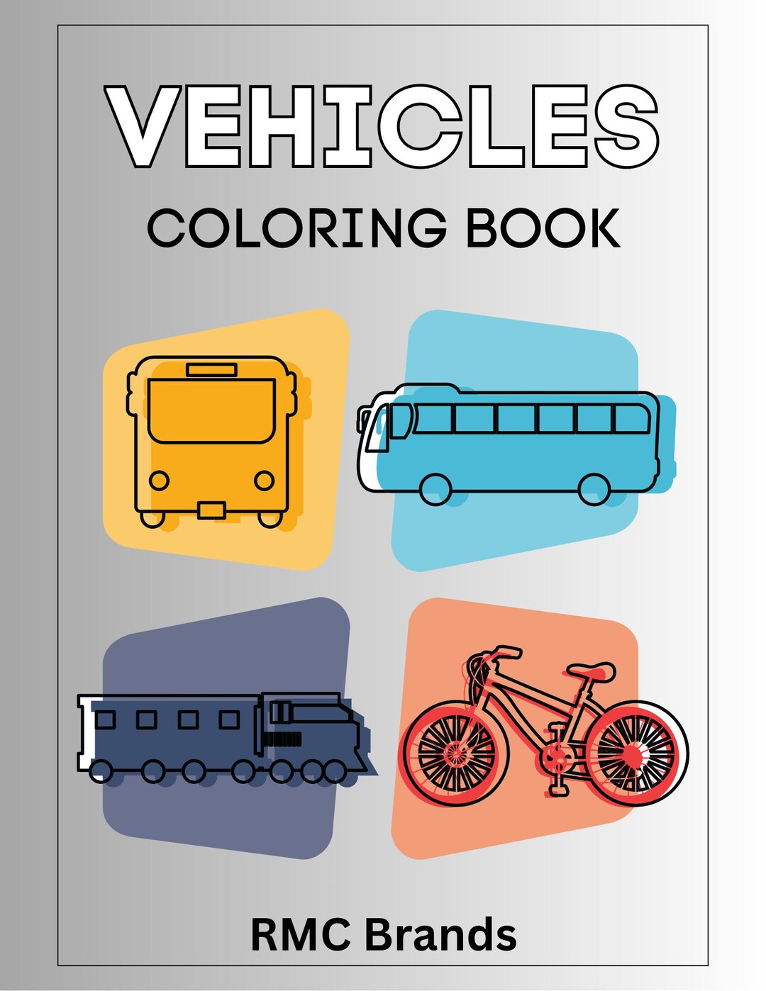 Vroom & Learn: 25-page Vehicle Coloring Book for Early Learners - Etsy