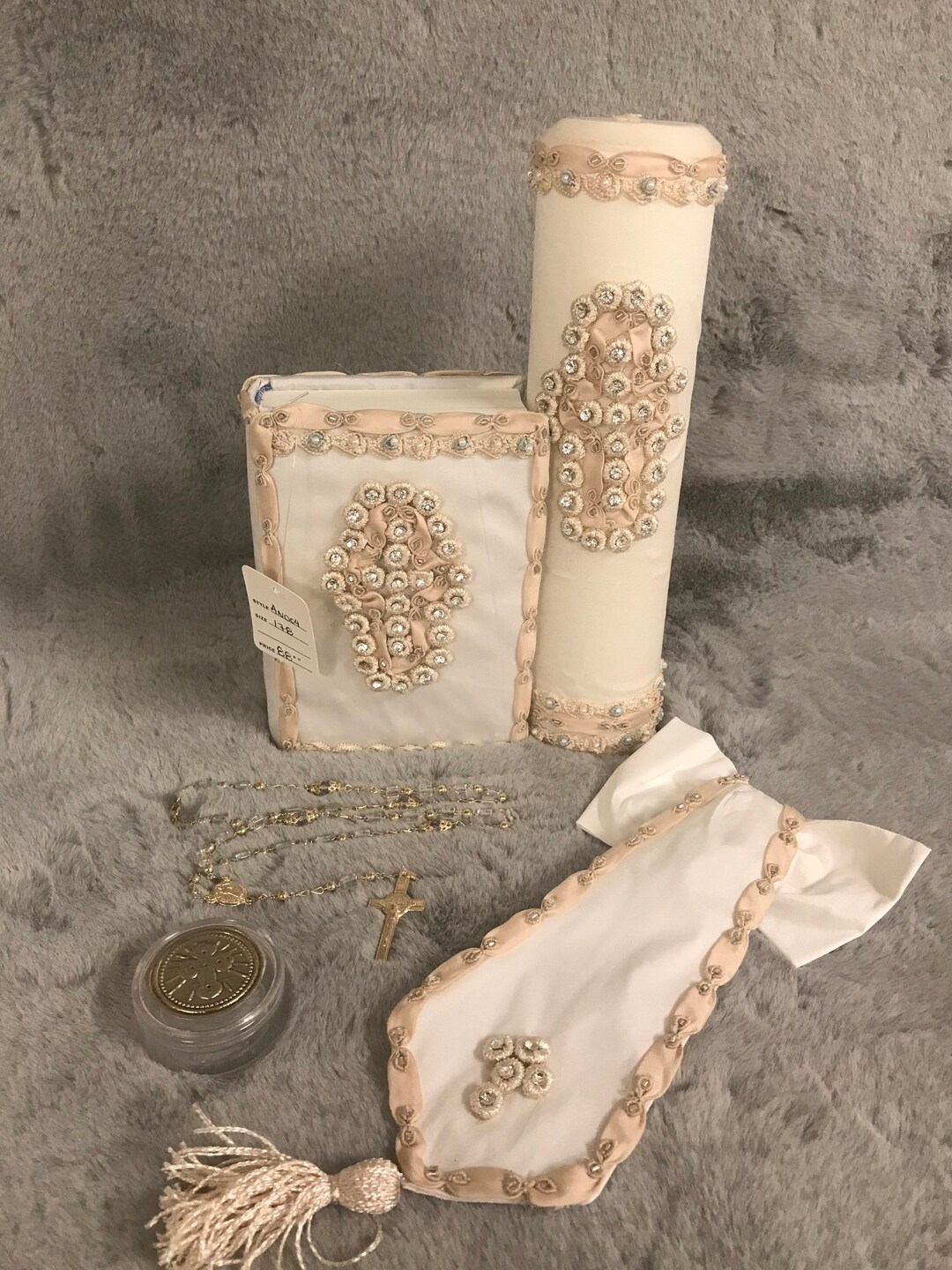 First Communion Candle Set for Boy or Girl, Candle Set for Boy, First ...