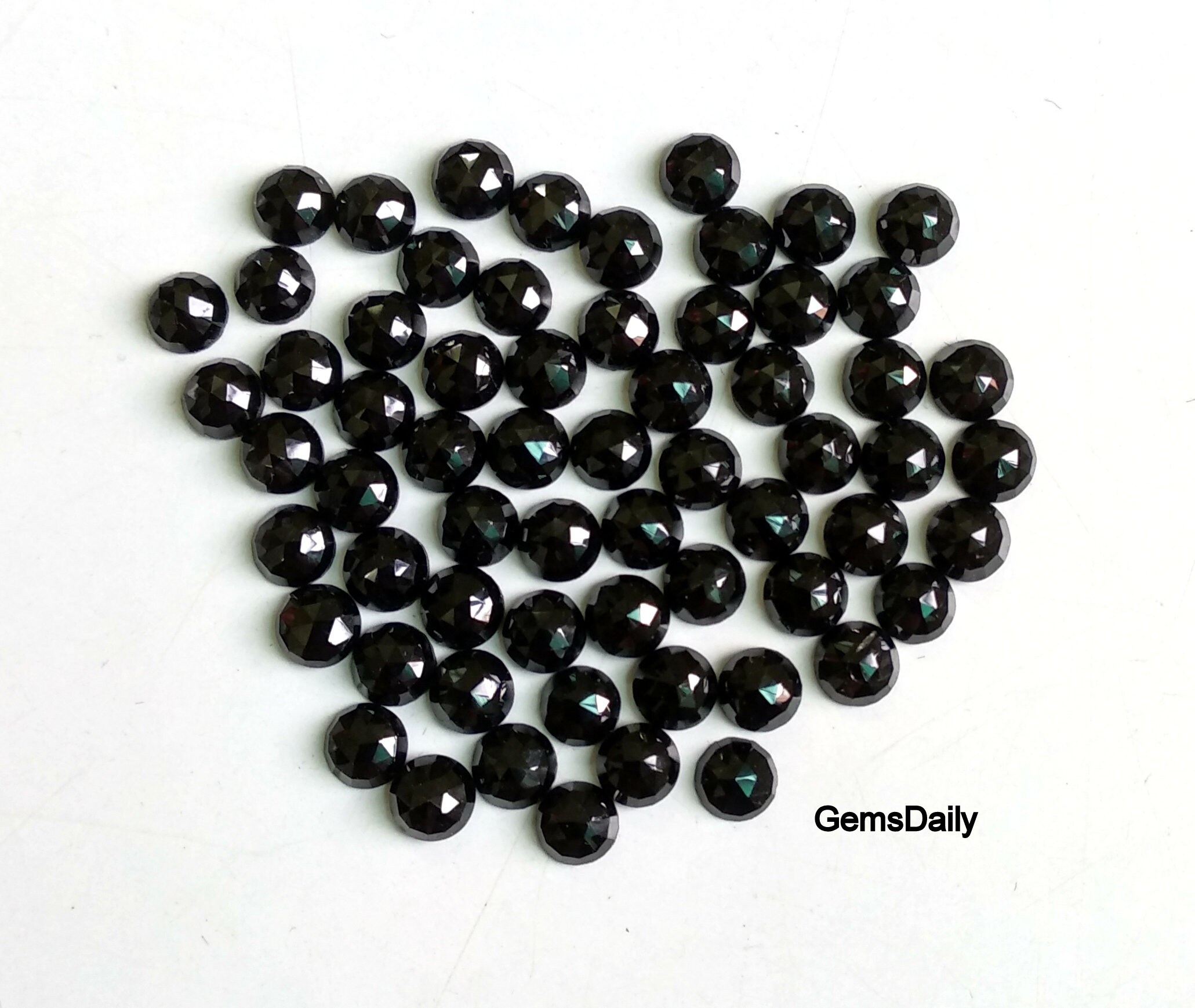 4 MM Natural Black Spinel AAA Quality Black Spinel Round - Etsy