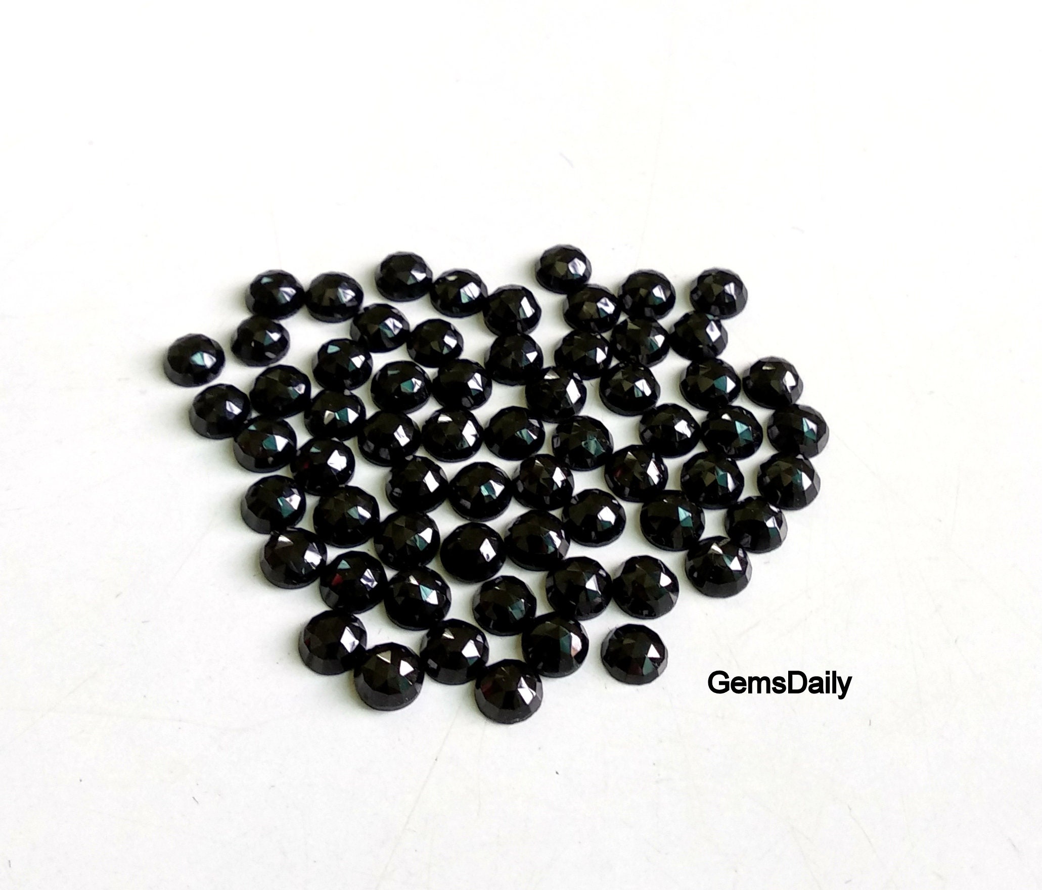 4 MM Natural Black Spinel AAA Quality Black Spinel Round - Etsy