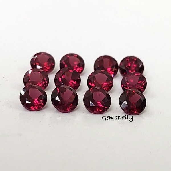 Faceted Garnet - Etsy
