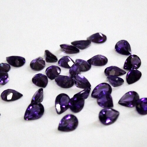 3 Mm AAA Quality Natural Amethyst Round Loose Faceted Cut - Etsy