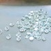 2.5MM White Diamond Round Rose Cut Gemstone Natural White - Etsy