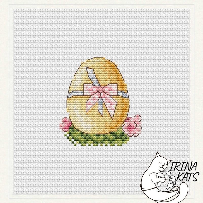 Easter Egg Cross Stitch Pattern - Etsy