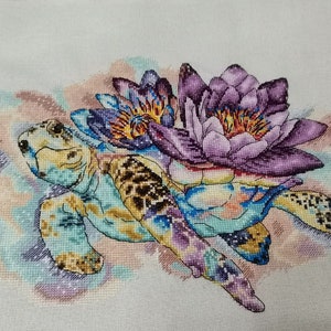 Turtle Cross Stitch Pattern PDF Instant Download Crocus Cross Stitch ...