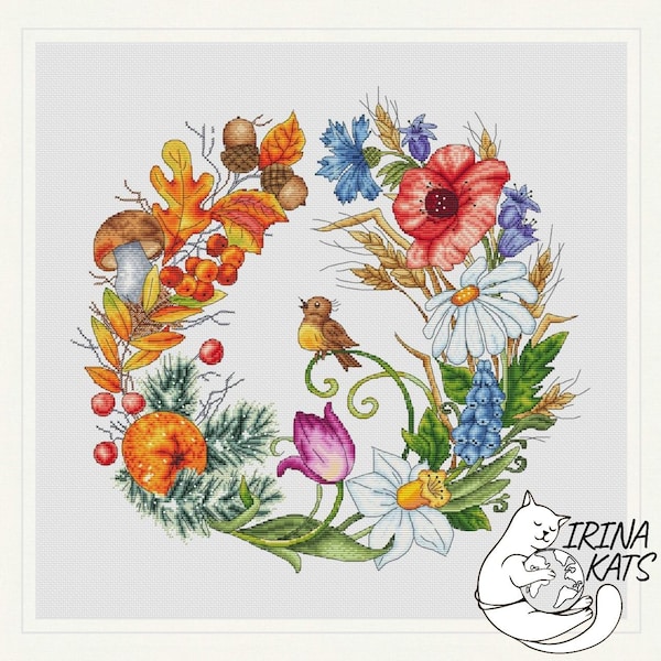 Carousel Crossstitch Download - Etsy