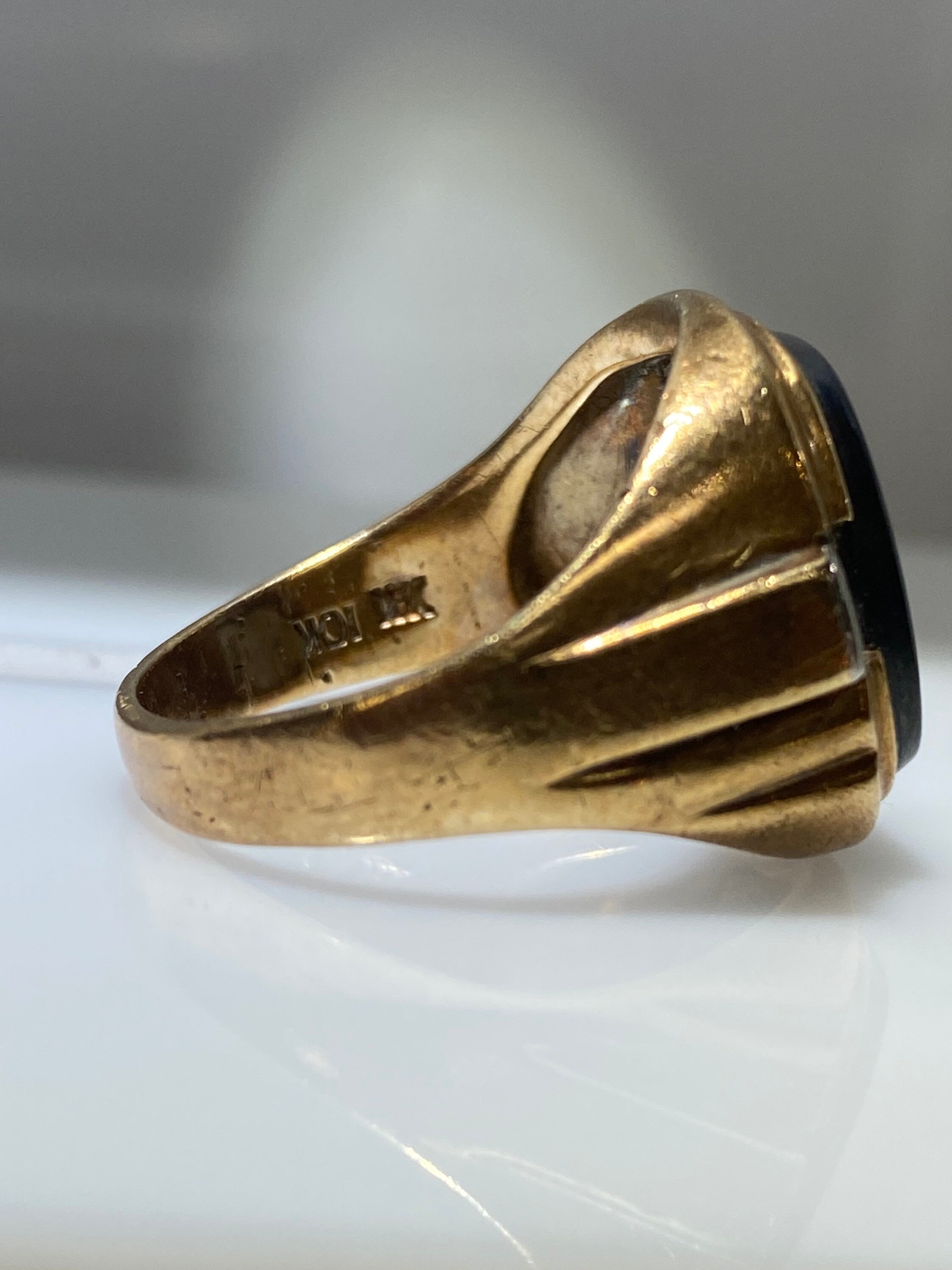 Art Deco Roman Soldier Ring - Etsy