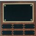 Walnut Perpetual Plaque With Choice of 12, 18 or 24 Plate (ordering ...