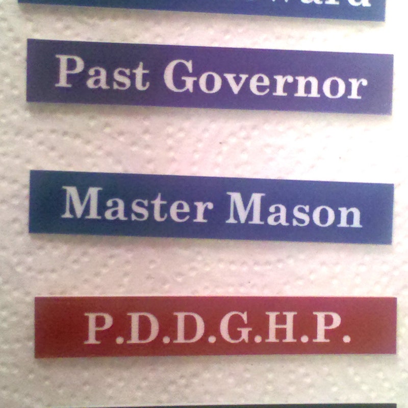 Name Tags Masonic - Etsy