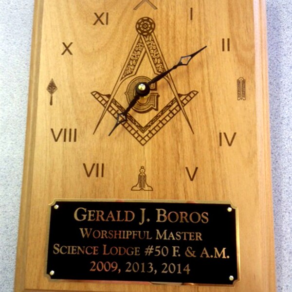 Masonic Clock - Etsy