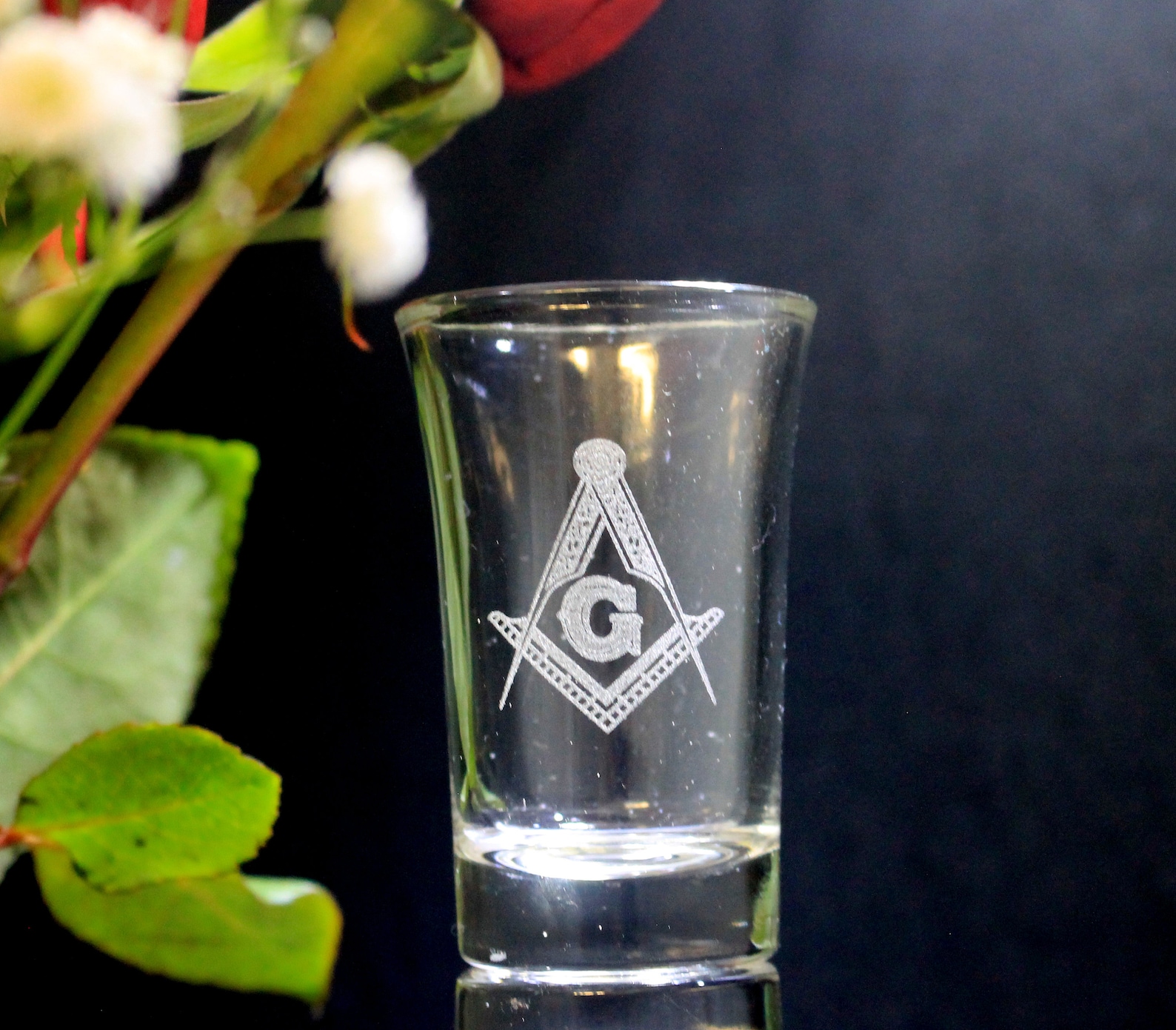 Quantity Order of 40 Masonic Shot Glasses - Etsy