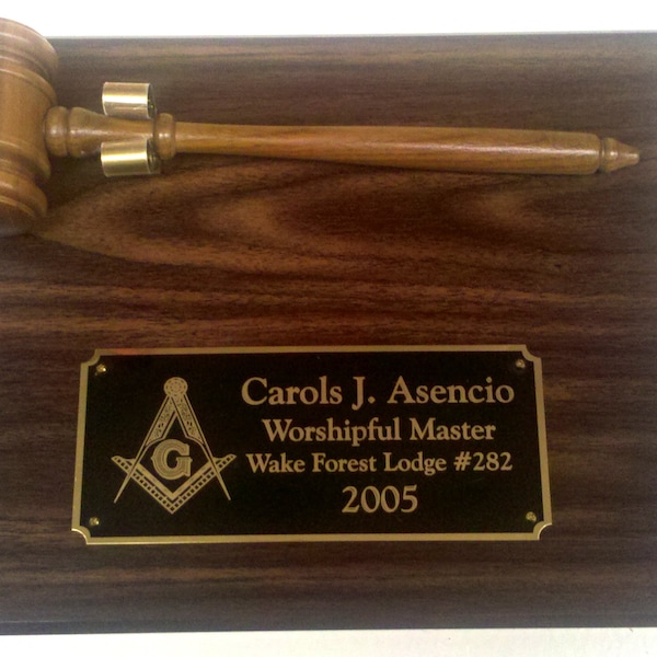 Plaque Masonic Custom - Etsy