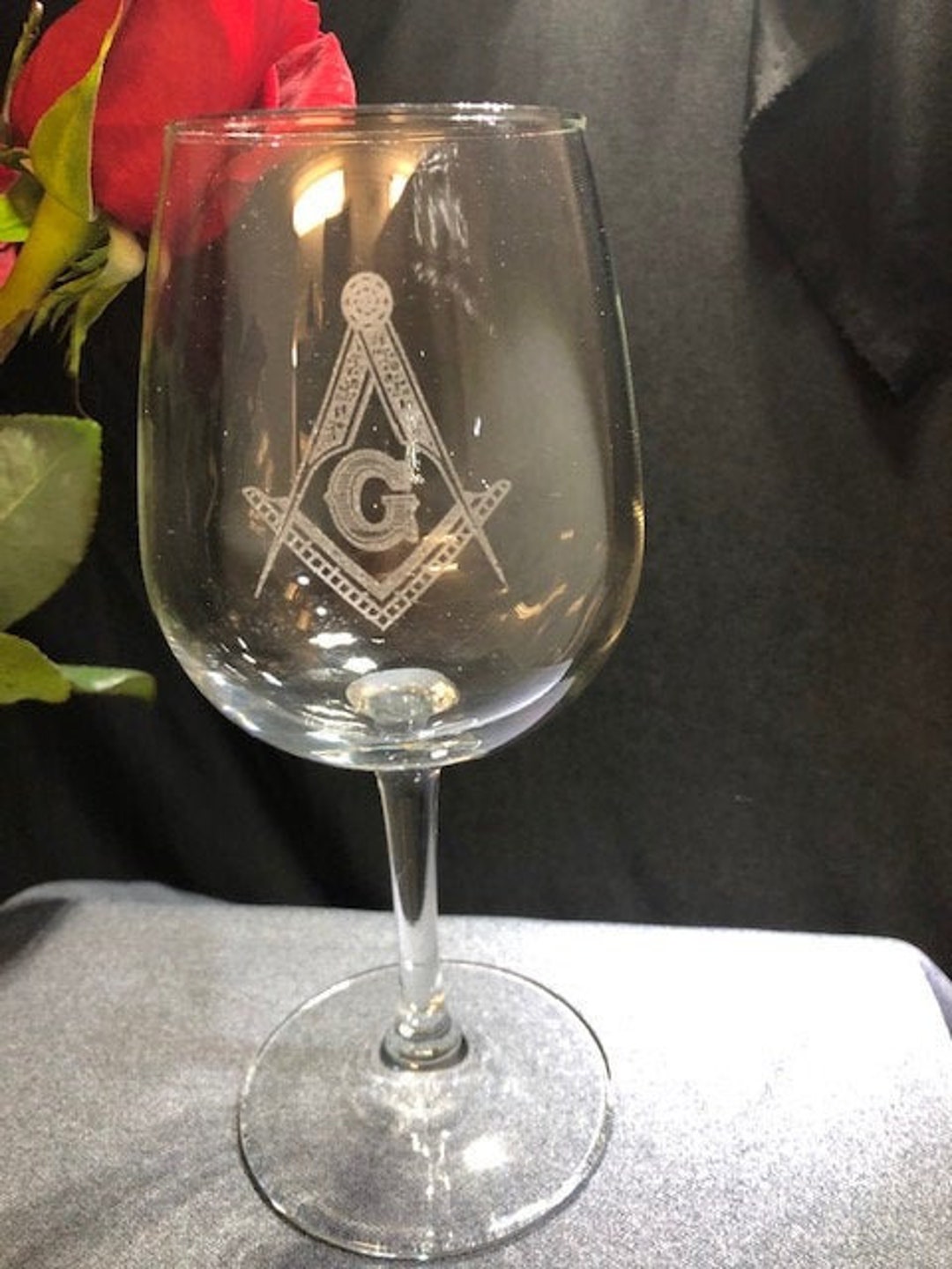 Masonic 16 Oz Vina Wine Glasses (set of 2) (please Read Description ...