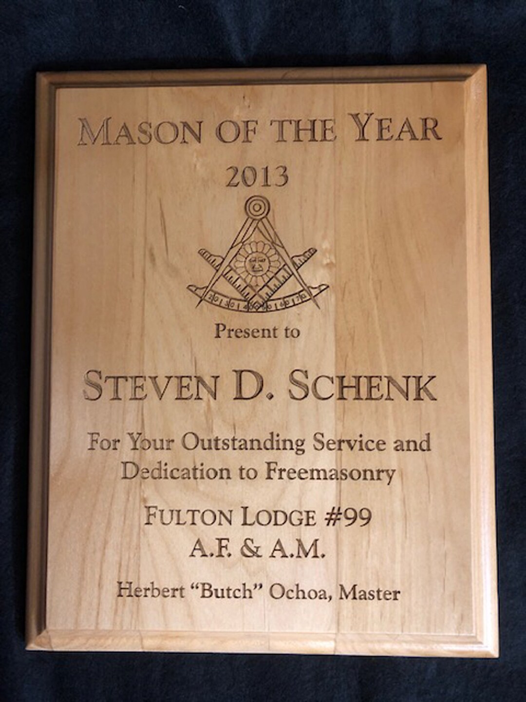 Personalized Alderwood Direct Engrave Plaques (ordering Instructions in ...