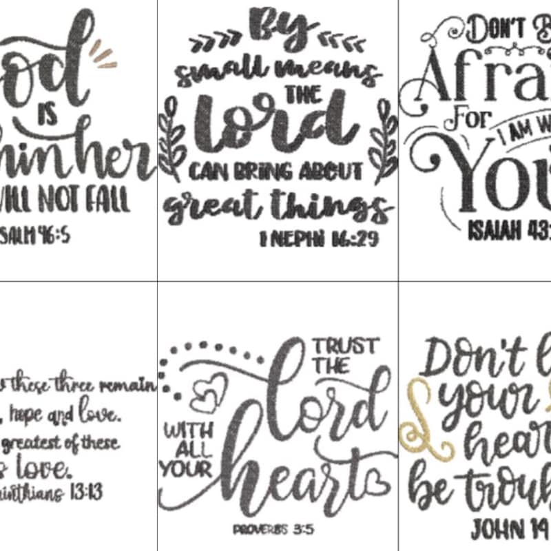 Quote Embroidery - Etsy