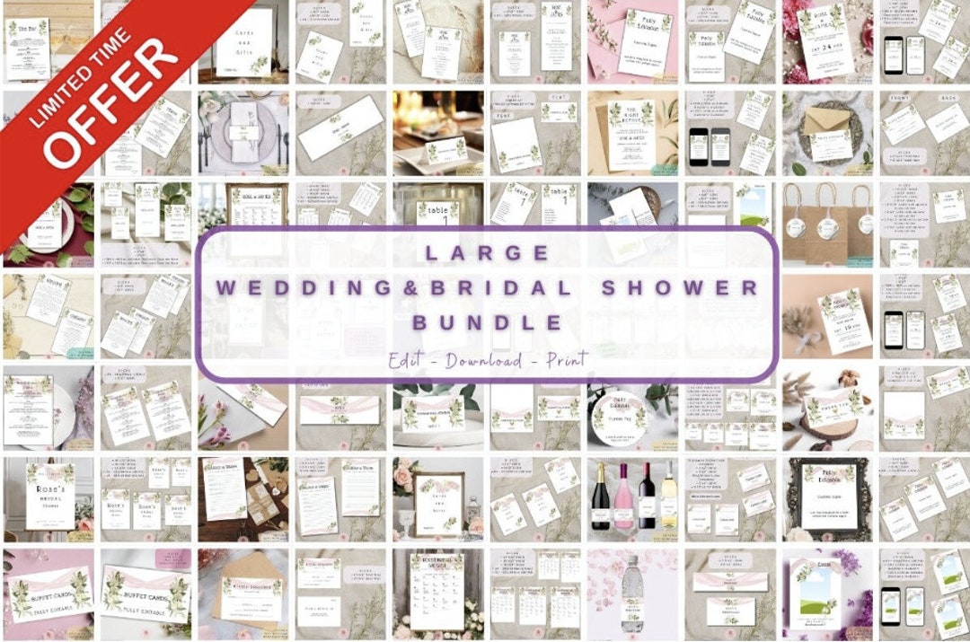 Printable Wedding RSVP Card, Printable Wedding Save the Date, Printable ...