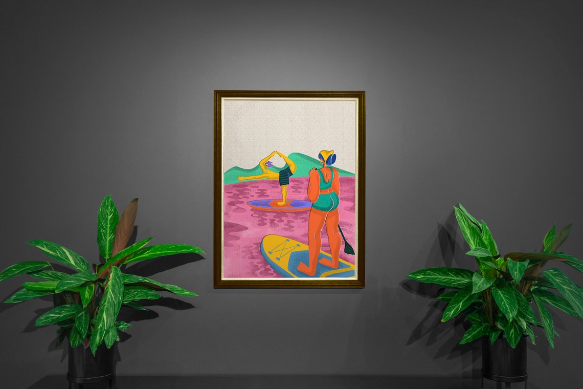 Paddleboard Vibe - Etsy