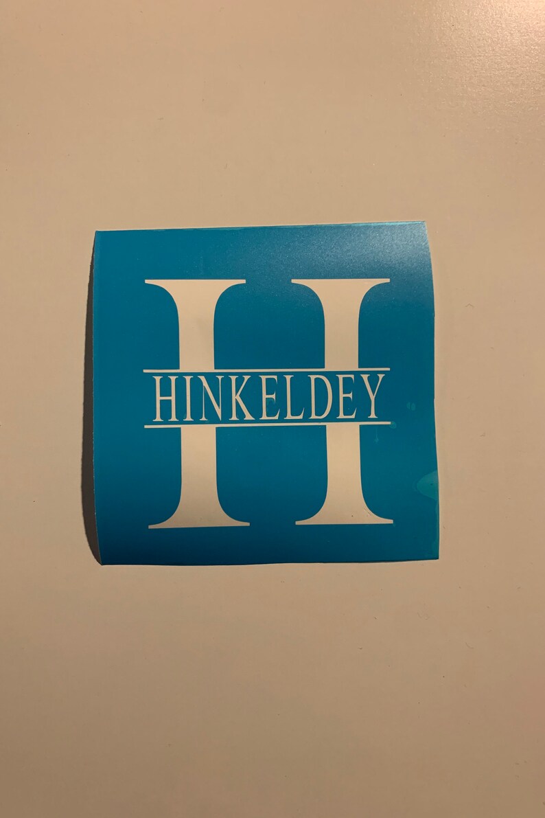 Personalized Name Stencils or Decal | Last Name Decal | Monogram ...