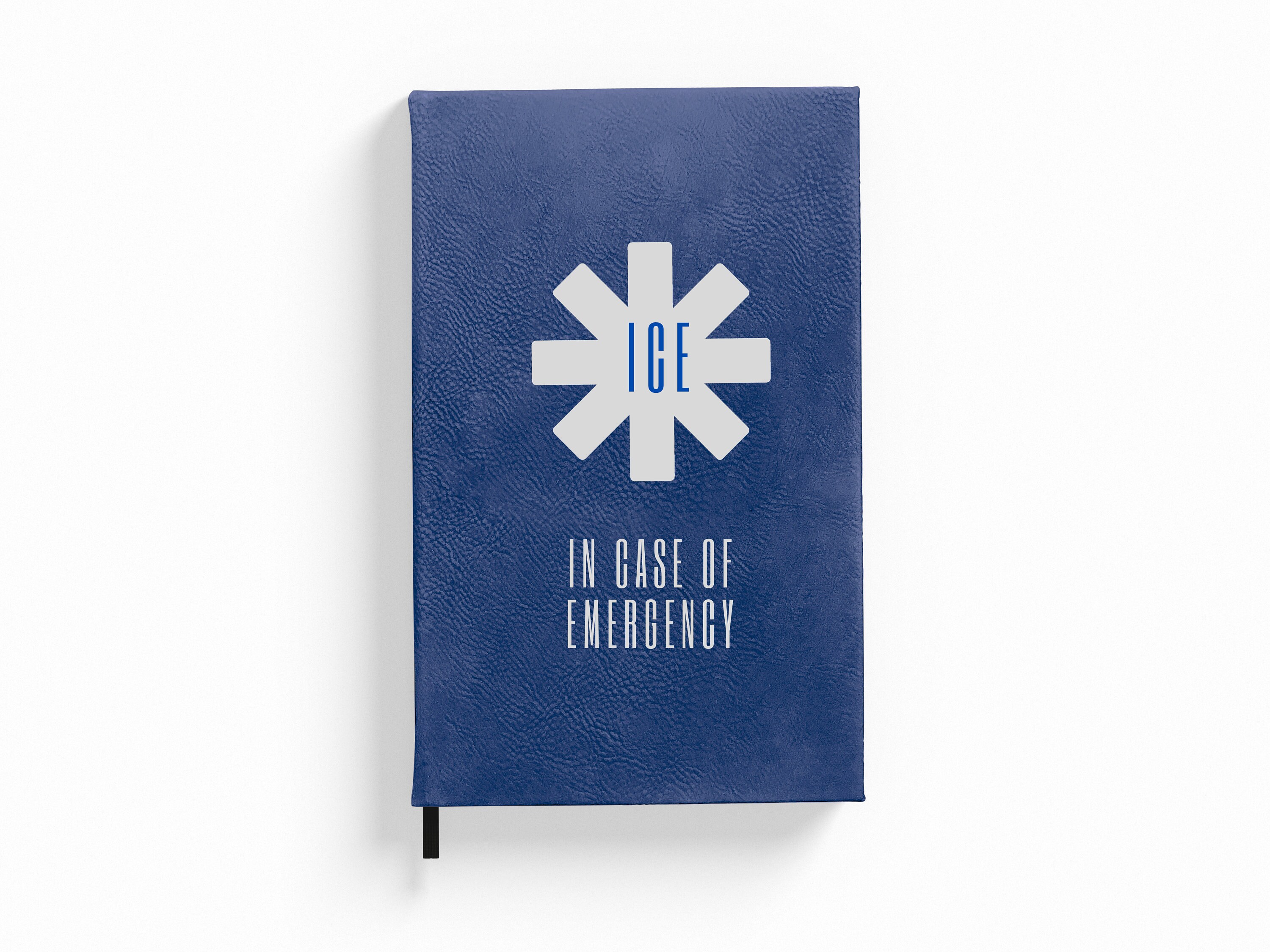 In Case of Emergency Notebook, ICE Notebook, ICE Journal, Family ...