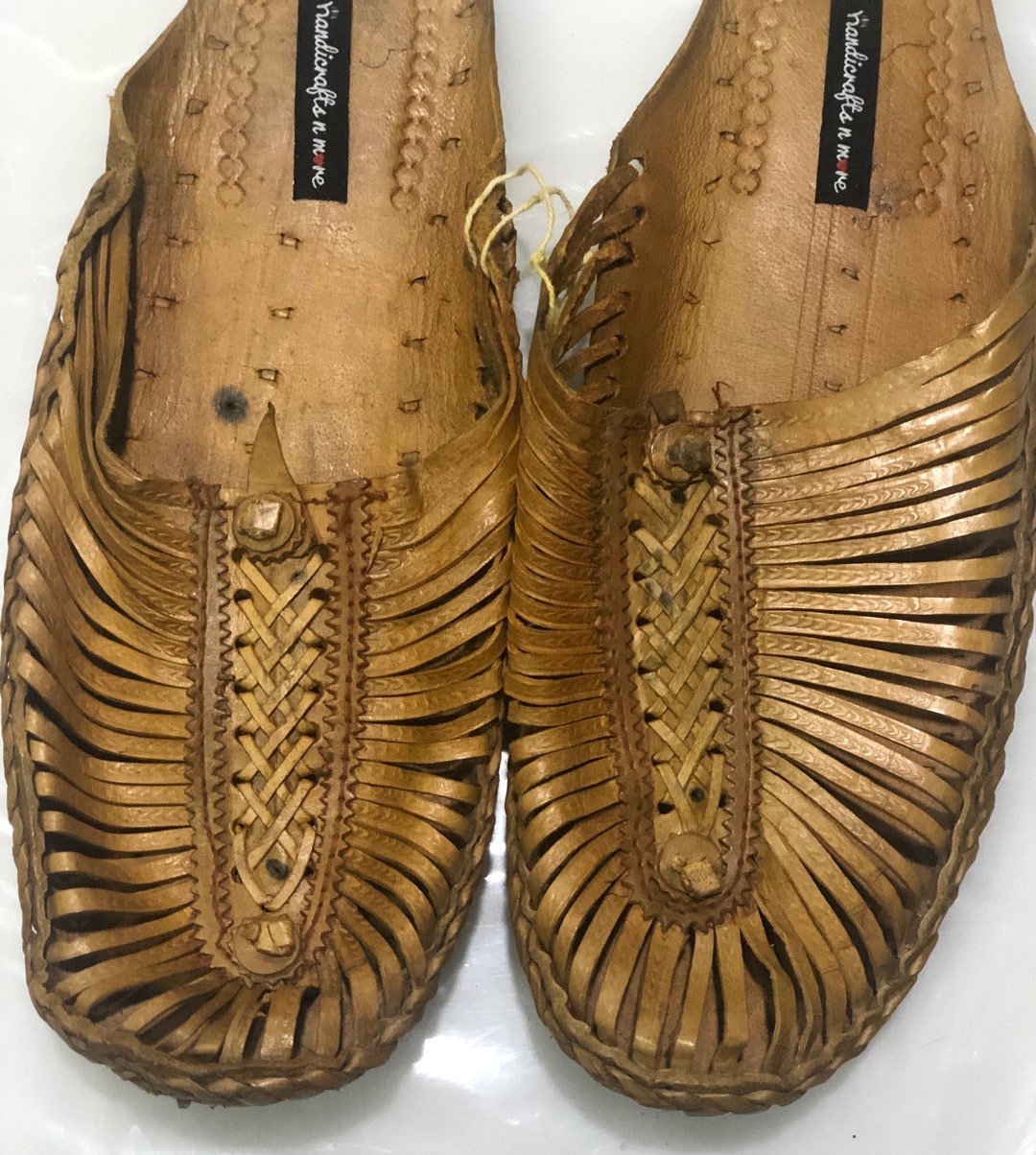 Yellow Leather Kolhapuri Mules | Handmade Indian Slide Loafers | Bright ...