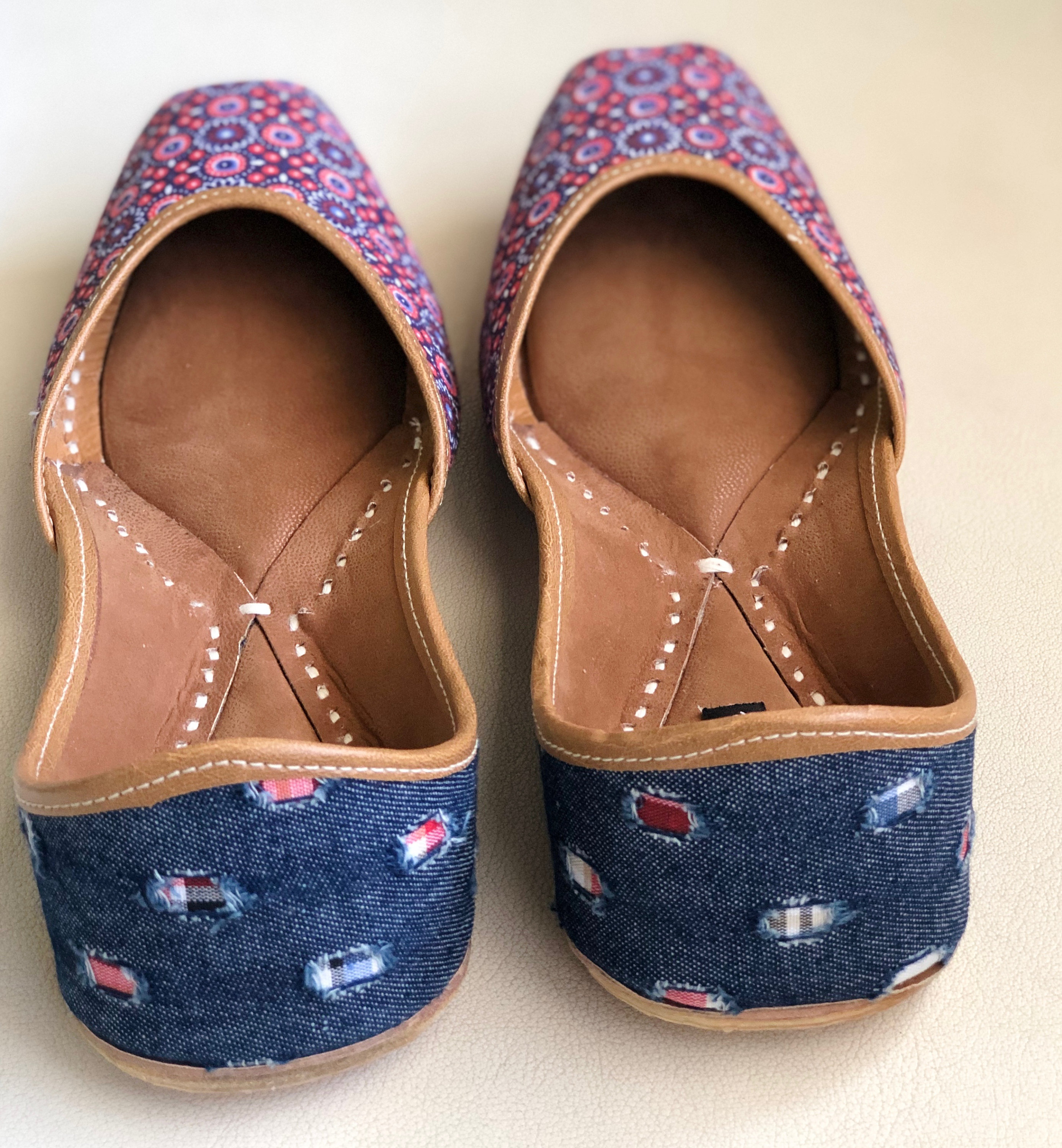 Womens Punjabi shoes Leather Shoes Women Leather Footwear | Etsy