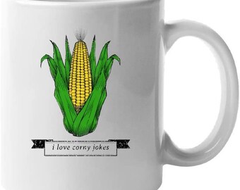 I Love Corn Mug - Etsy